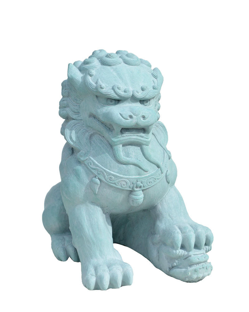 Fu Dog Pair in Cast Stone