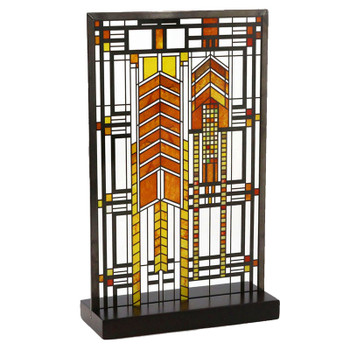 Frank Lloyd Wright Autumn Sumac Stained Glass