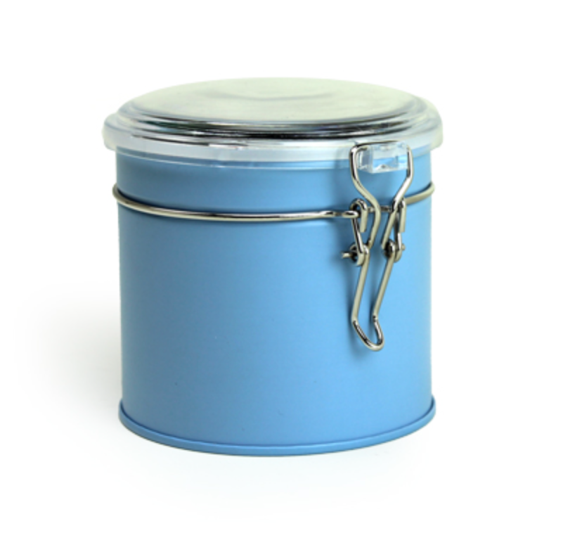 4oz. Latch Tins-Blue - The Tea Lab
