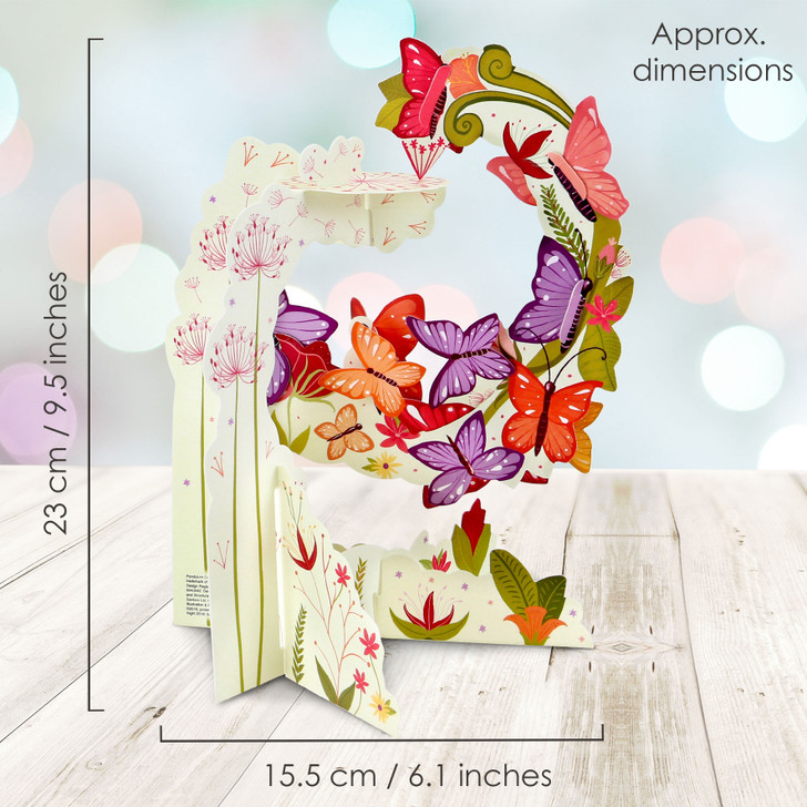 Santoro 3D Pendulum Card - Butterflies Swinging Card - For Her, For ...