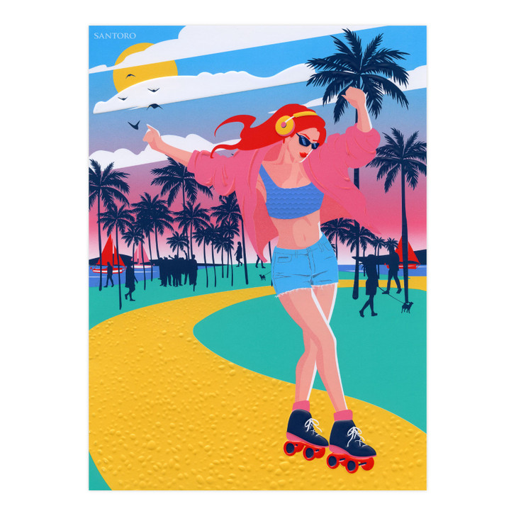First Class Lounge Greeting Card - Venice Beach - For Daughter, Friend ...
