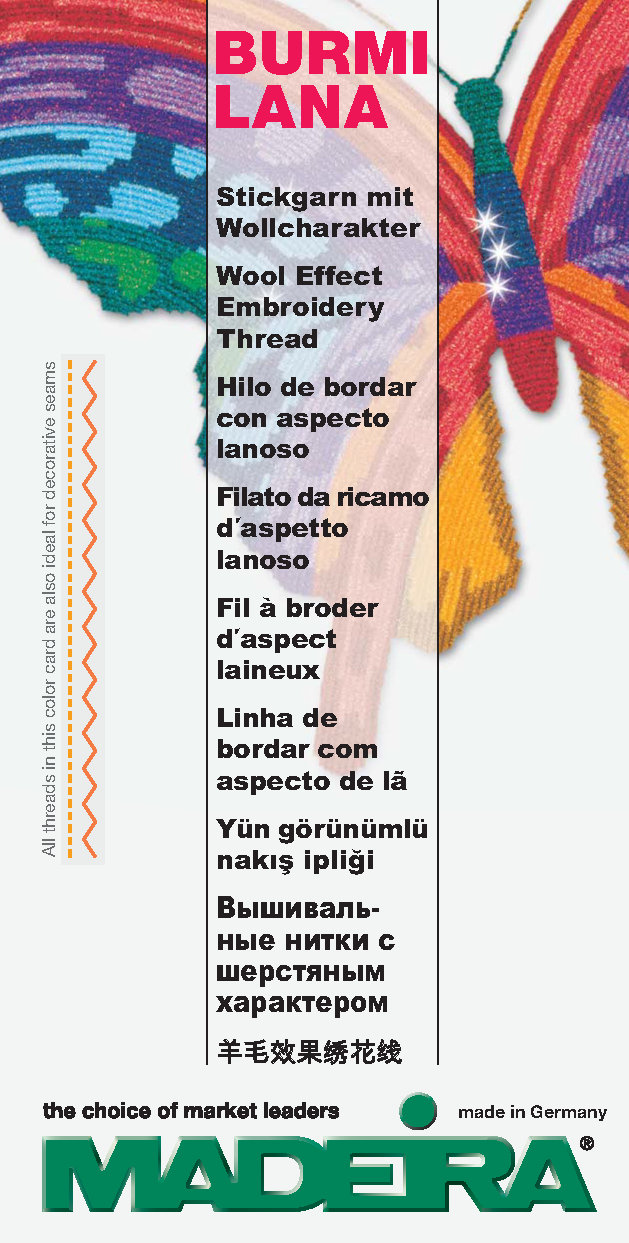 Madeira - Polyneon Thread Color Card | Sit n' Sew