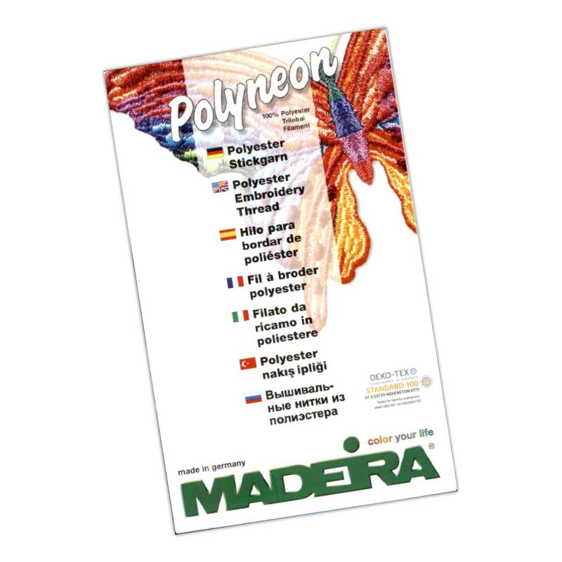 Madeira - Polyneon Thread Color Card | Sit n' Sew