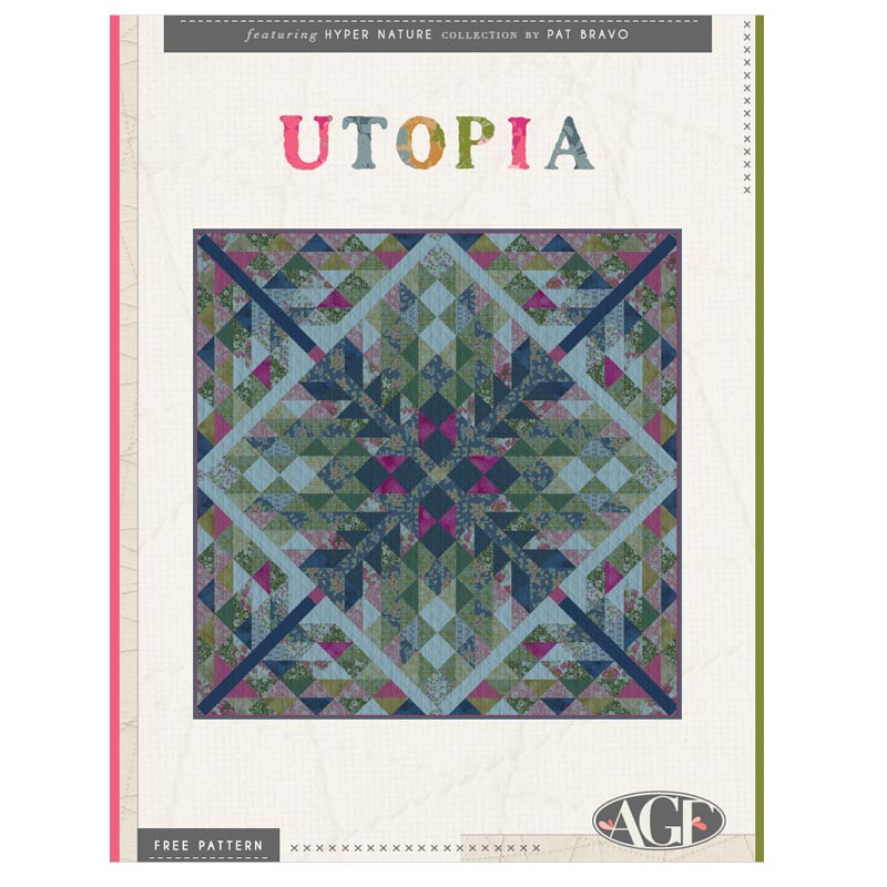 Utopia Quilt Pattern | FREE QUILT PATTERN | Sit n' Sew Fabrics | Sit n' Sew