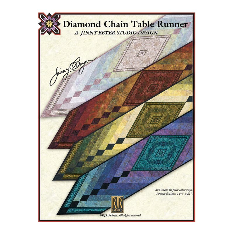 Diamond Chain Table Runner Pattern | FREE QUILT PATTERN | Sit n' Sew ...
