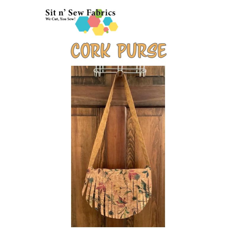 Cork Fabric - Light & Dark Stone - 52" Wide | Sit n' Sew Fabrics