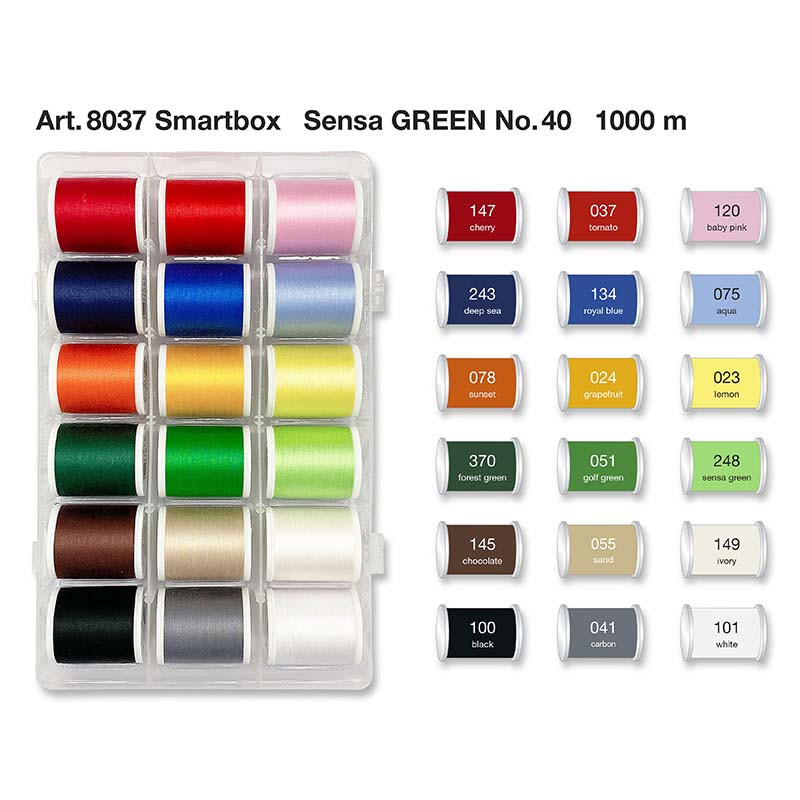 Madeira - Sensa Green Embroidery & Sewing Thread - 1100yd - Soft Mint ...