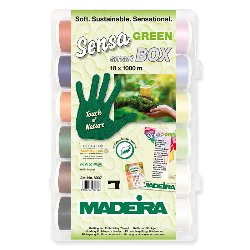 Madeira - Sensa Green Embroidery & Sewing Thread - 1100yd - Soft Mint ...