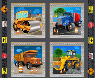 Construction Zone - Quilt Kit - 69" x 69" | Sit n' Sew Fabrics