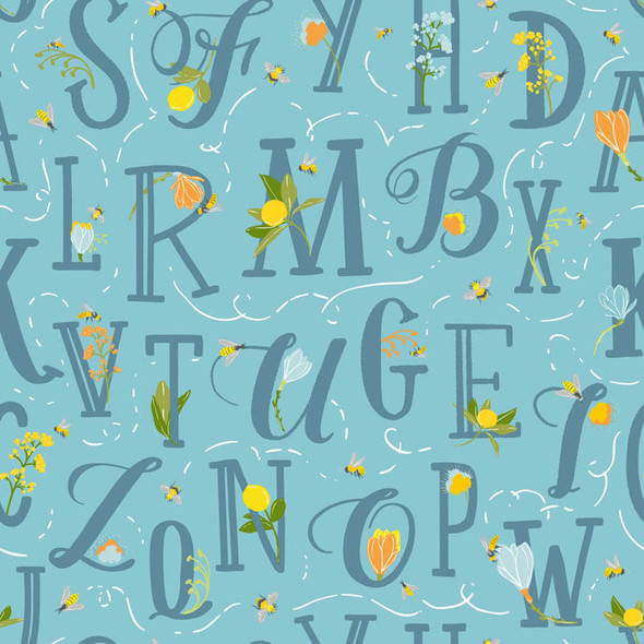 Sweet Tea & Honey Bees - Love Letters - Green | Sit n' Sew