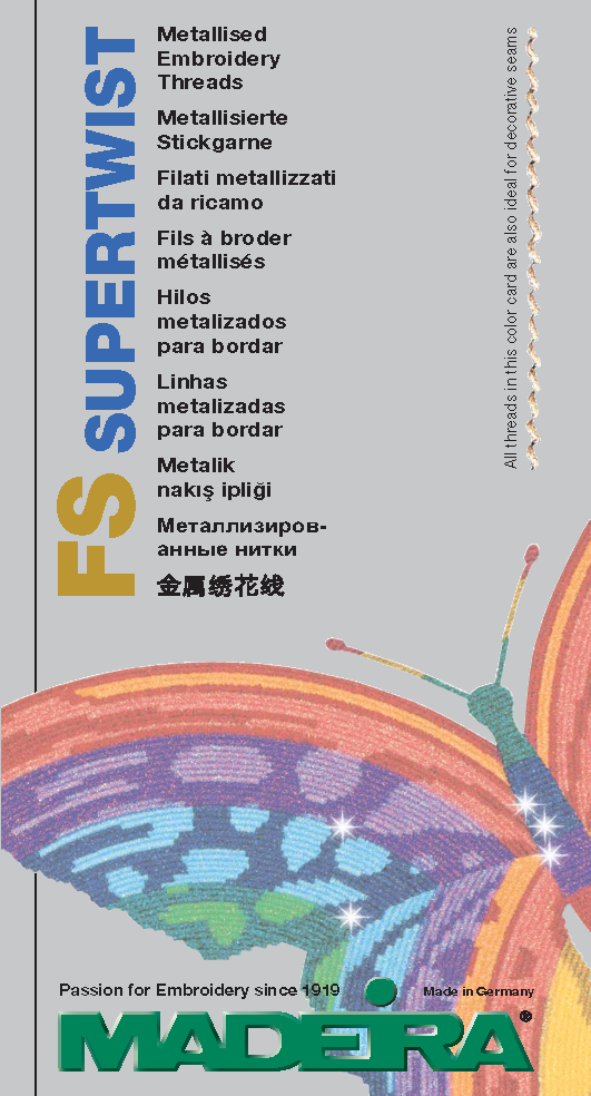 Madeira - Polyneon Thread Color Card | Sit n' Sew