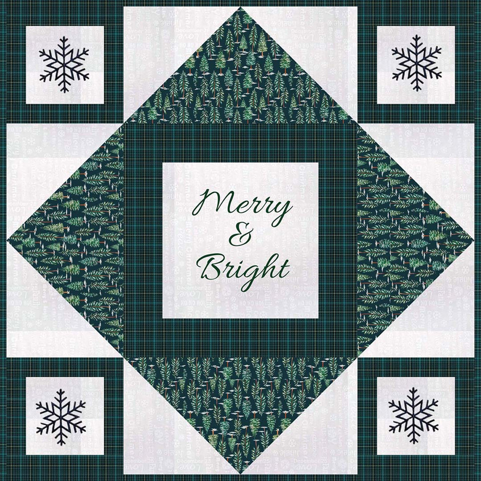 Snowflake Star Quilt Kit | Sit n' Sew Fabrics