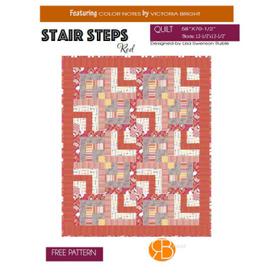 Stair Steps Quilt Pattern | FREE QUILT PATTERN | Sit n' Sew Fabrics ...