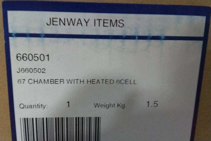 Jenway 660501 Sample Chamber w/Water Heated Automatic Six-Cell Changer ...