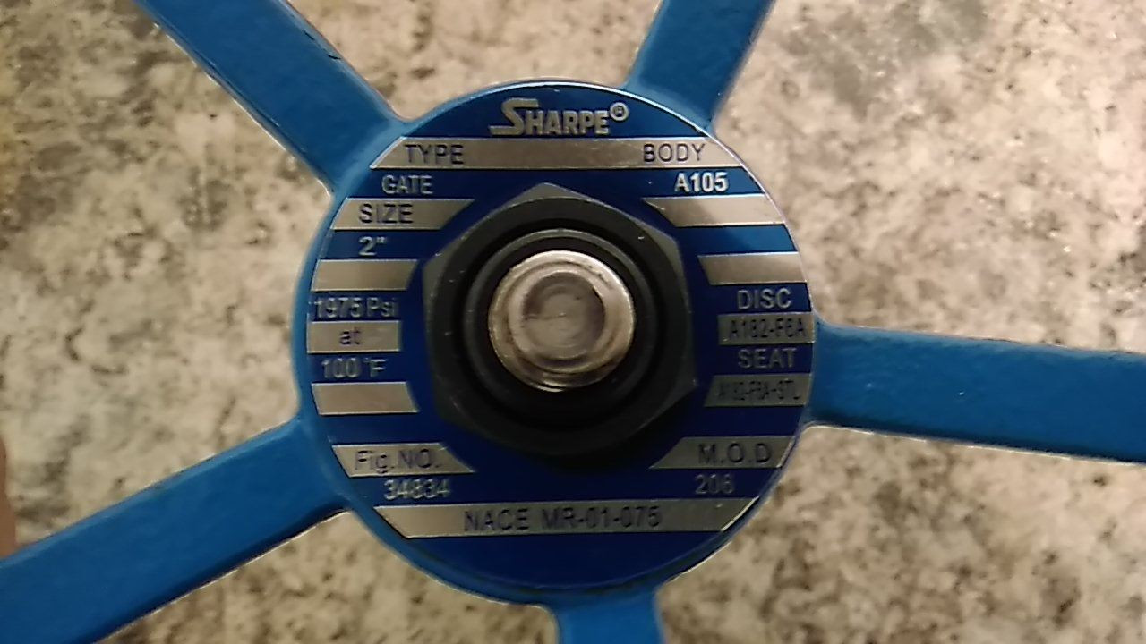 Brand Name 4371003820 Outside Stem and Yoke Gate Valve: Class 800, 2 in ...