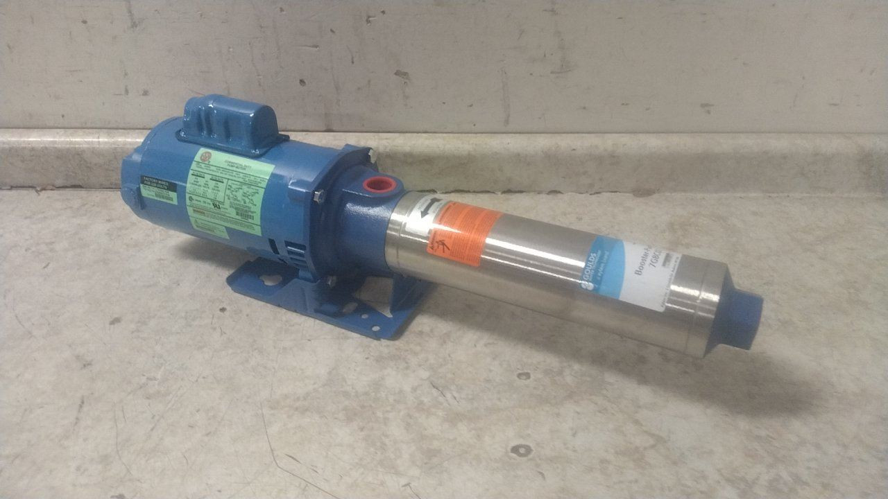 GOULDS WATER TECHNOLOGY 7GBC07 Booster Pump: 3/4 hp, 1 Phase, 115/230V ...