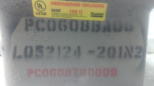 QUAZITE PC0608Z80009 QUAZITE Underground Enclosure Assembly: 8 1/2 in x ...