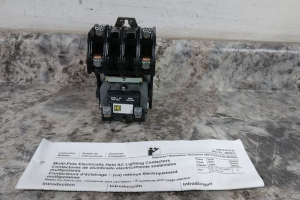 SQUARE D 8903LO20V02 SQUARE D Lighting Magnetic Contactor: 2 Poles ...