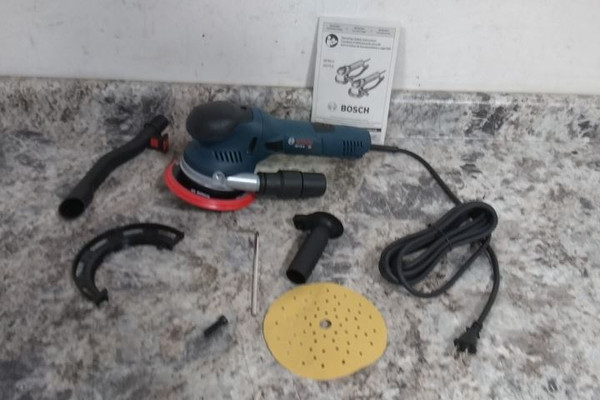 BOSCH GET75-6N BOSCH Corded Sander: 6 in Dia, Random Orbital, Hook and ...