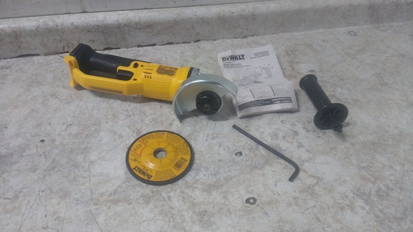 DEWALT DCG412B Angle Grinder: 4 1/2 in Wheel Dia, Trigger, without Lock ...