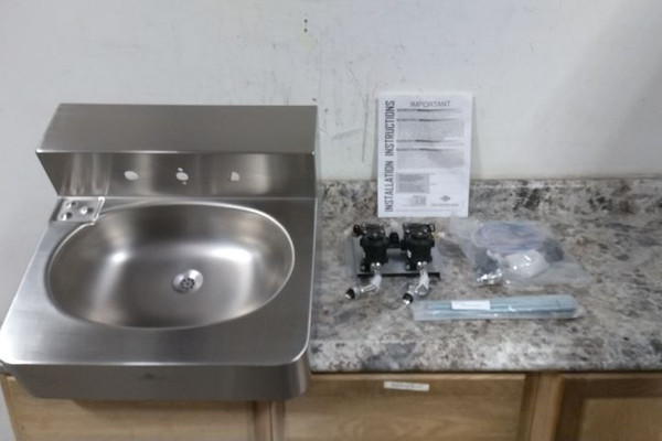 ACORN 1652-1-BP-04-M Lavatory Sink: Penal-Ware®, 0.5 gpm Flow Rate ...