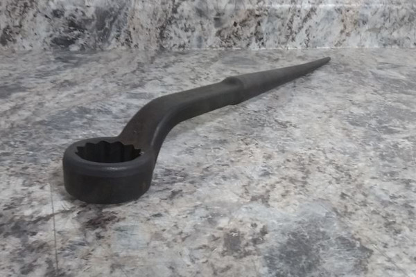 PROTO J2623 PROTO Spud Wrench: Alloy Steel, Black Oxide, 1 7/16 in Head ...