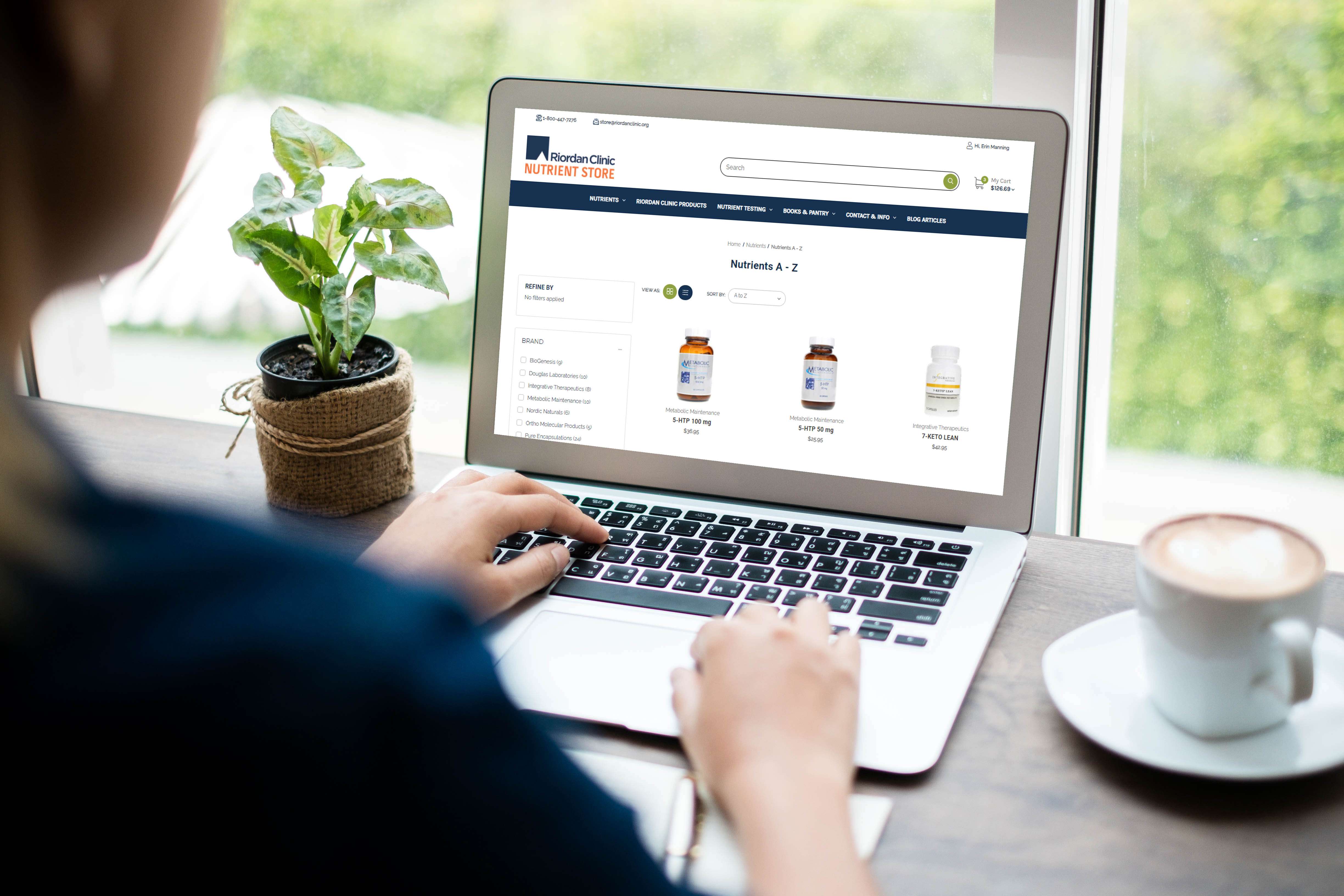 New and Improved Nutrient Store Website - Riordan Clinic Nutrient Store