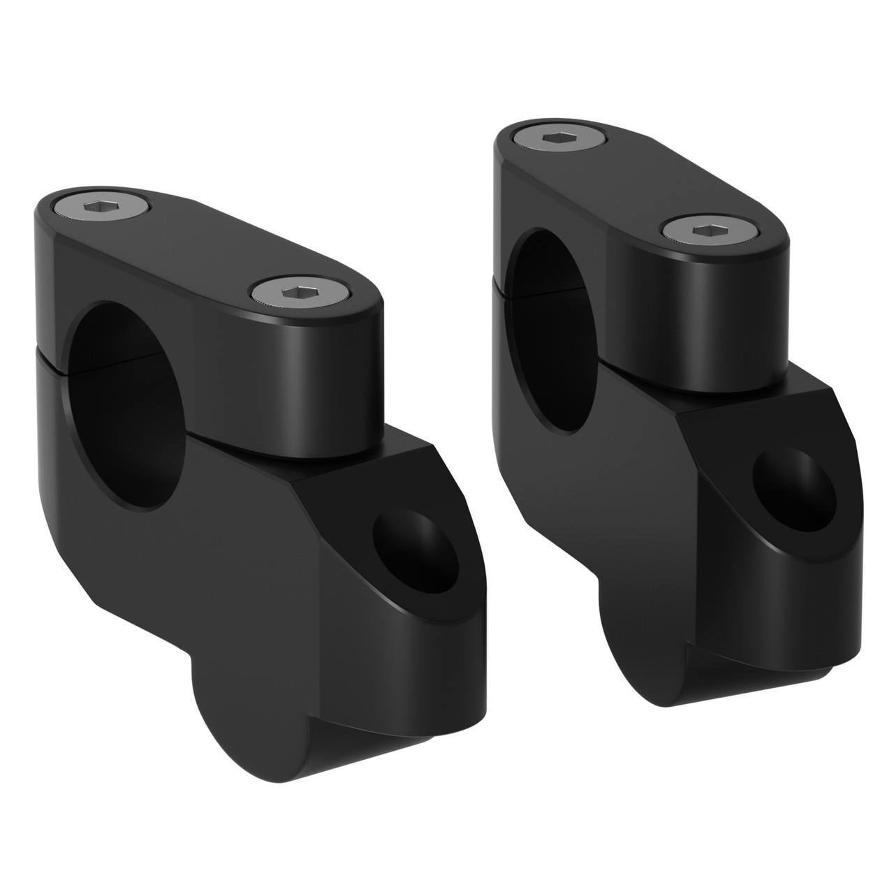 Billet Aluminum 7/8" Handlebar Risers Extensions Kit For 22mm 7/8 ...