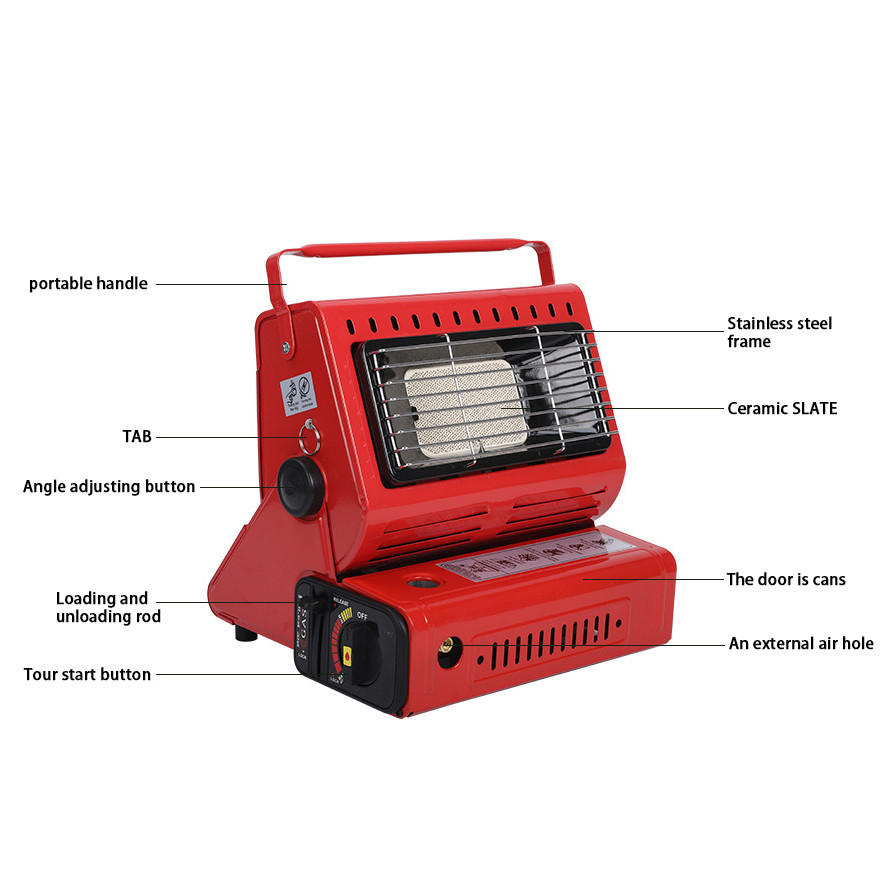 Camping Emergency Butane Heater Double Coherent Heat Source Survival ...