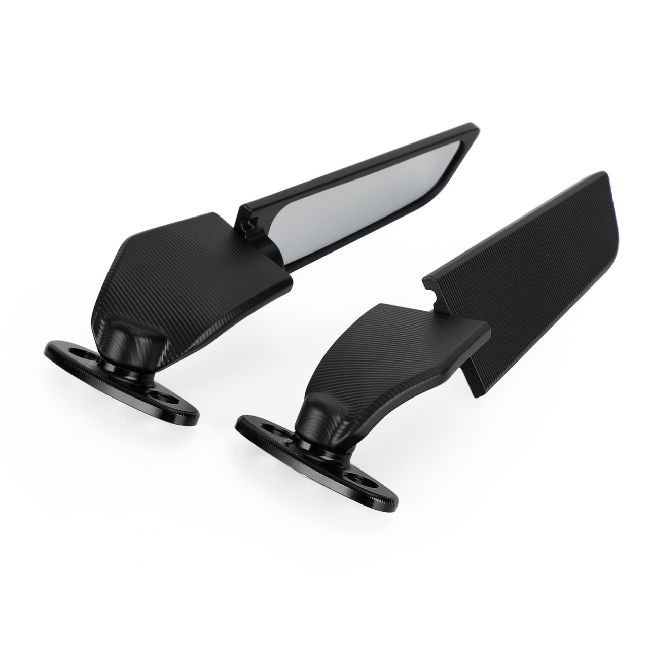 00-19 Suzuki GSXR 600/750/1000 Adjustable Wing Fin Rearview Mirrors ...