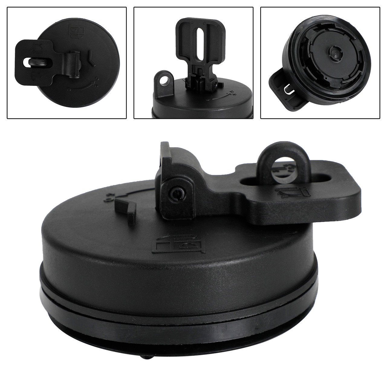 Fuel Tank Cap Diesel Cover For Hitachi Volvo John Deere Excavator - Mad ...