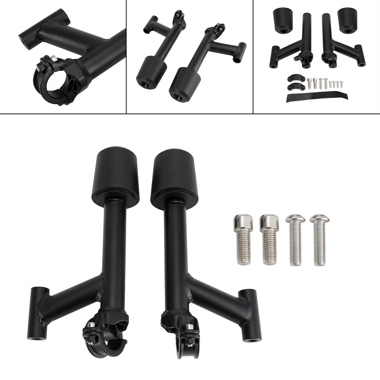 Aluminum Frame Crash Sliders Protection Black Fit For Rc390 Rc 390 2022 ...
