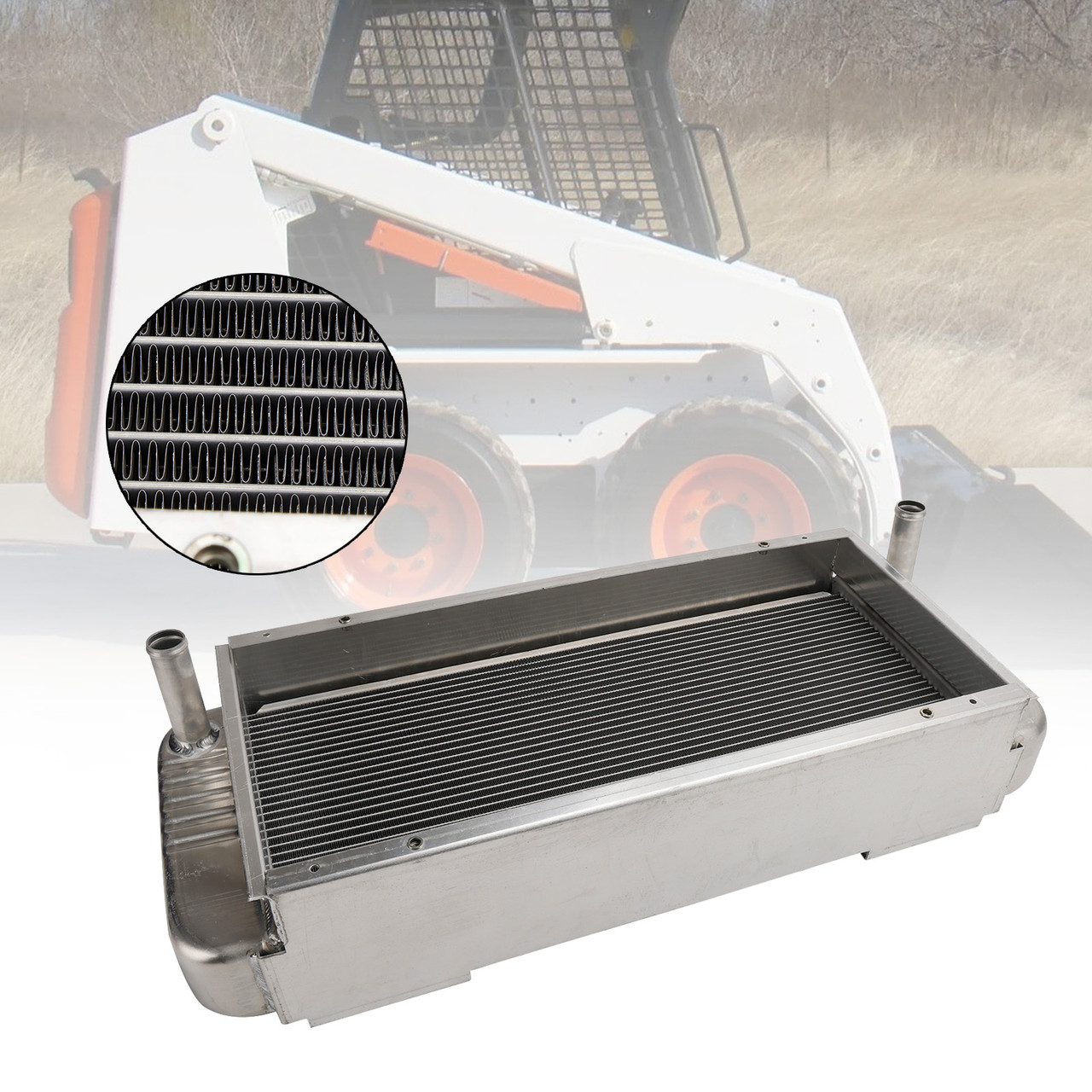 666384 Radiator For Bobcat S130 653 751 753 763 773 7753 Skid Steer ...
