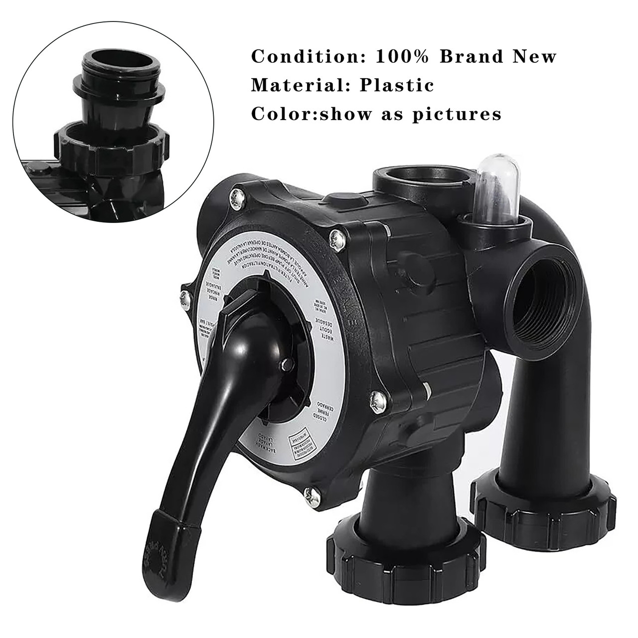 Hayward Pro-Series Vari-Flo Multiport Control Valve SP0710XR50 Generic ...