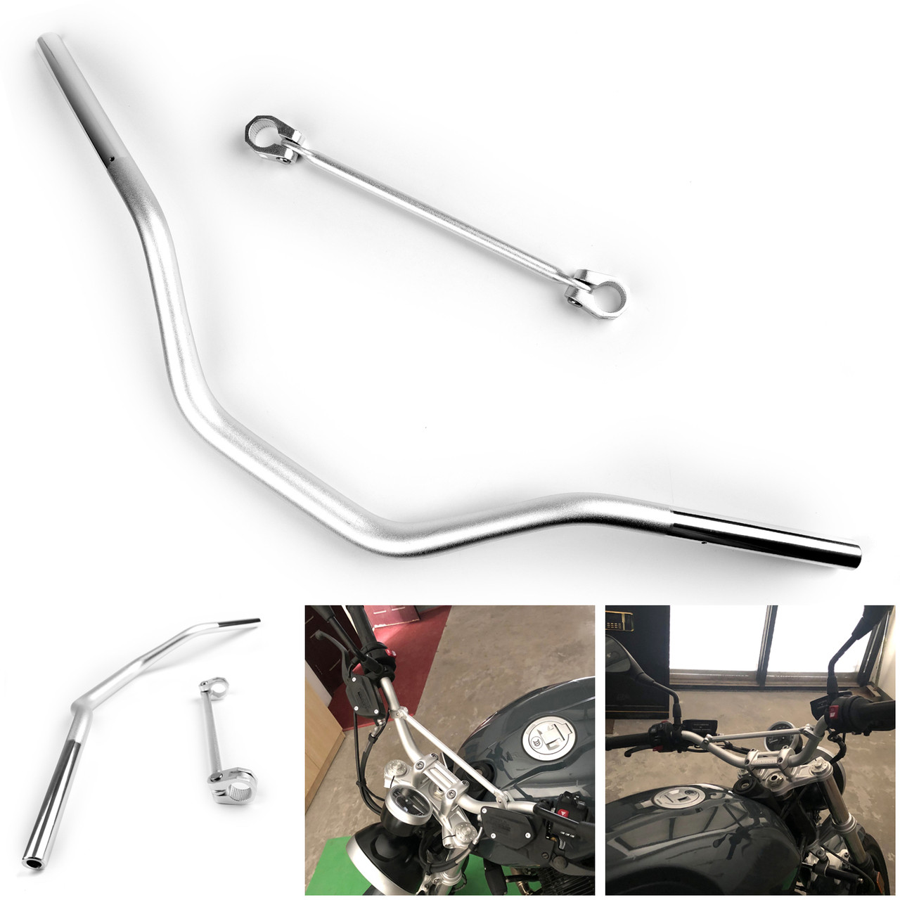 7/8" 22mm Handlebars High-Rise Drag Bar For BMW R Nine T Pure,Urban G/S ...