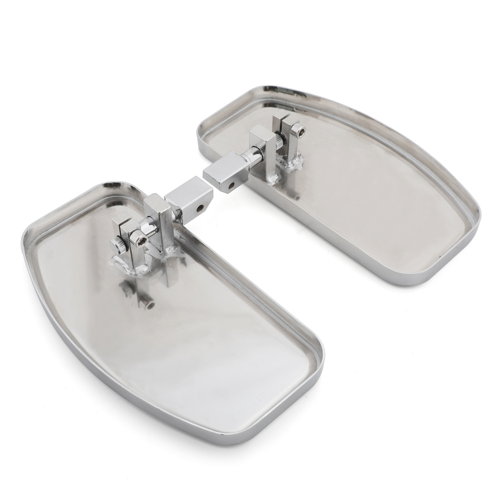 Front Rear Footboards Floorboard For most motorcycles Black - Mad Hornets