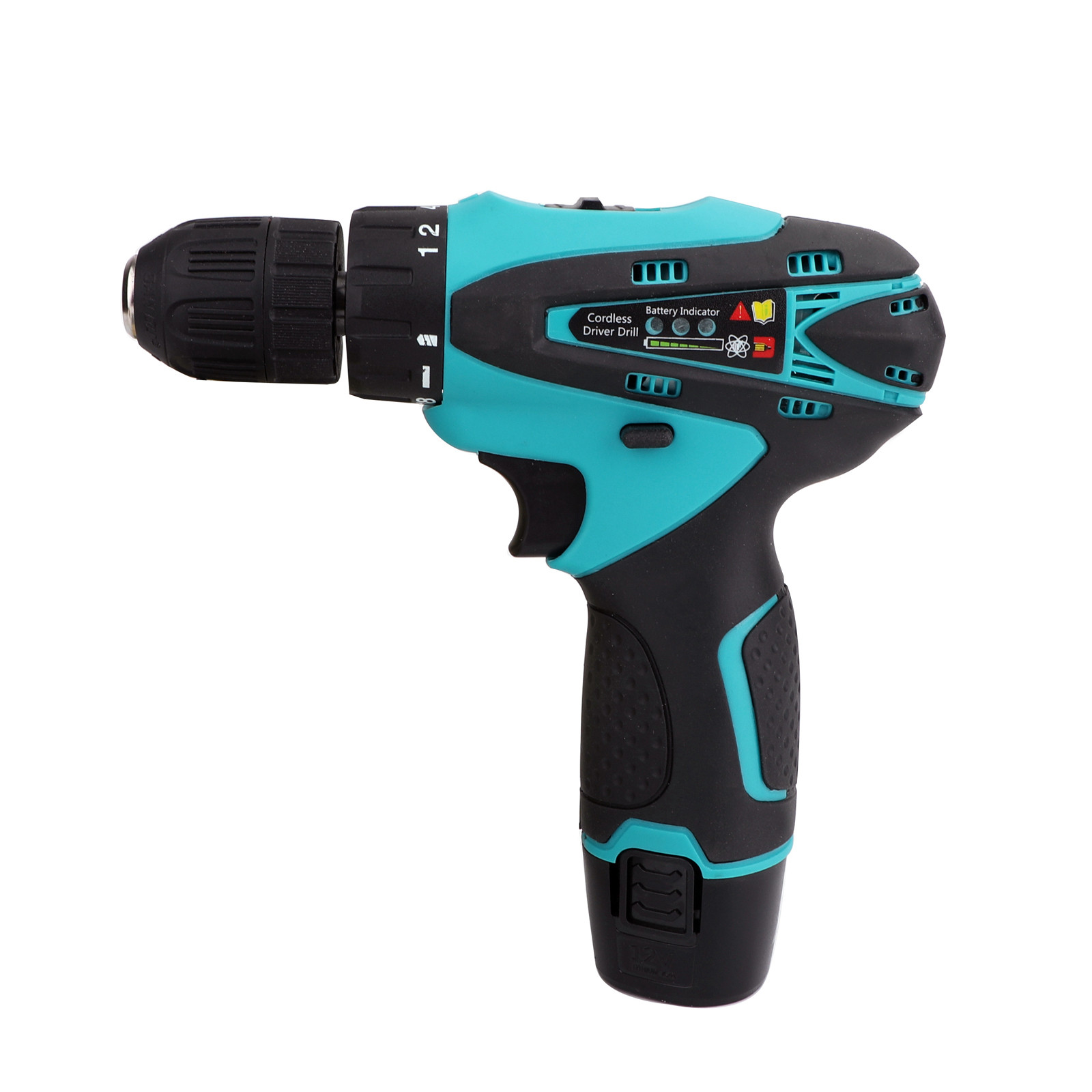 12V 32N.m 2-Speed Electric Lithium-Ion Battery Cordless Drill Mini ...