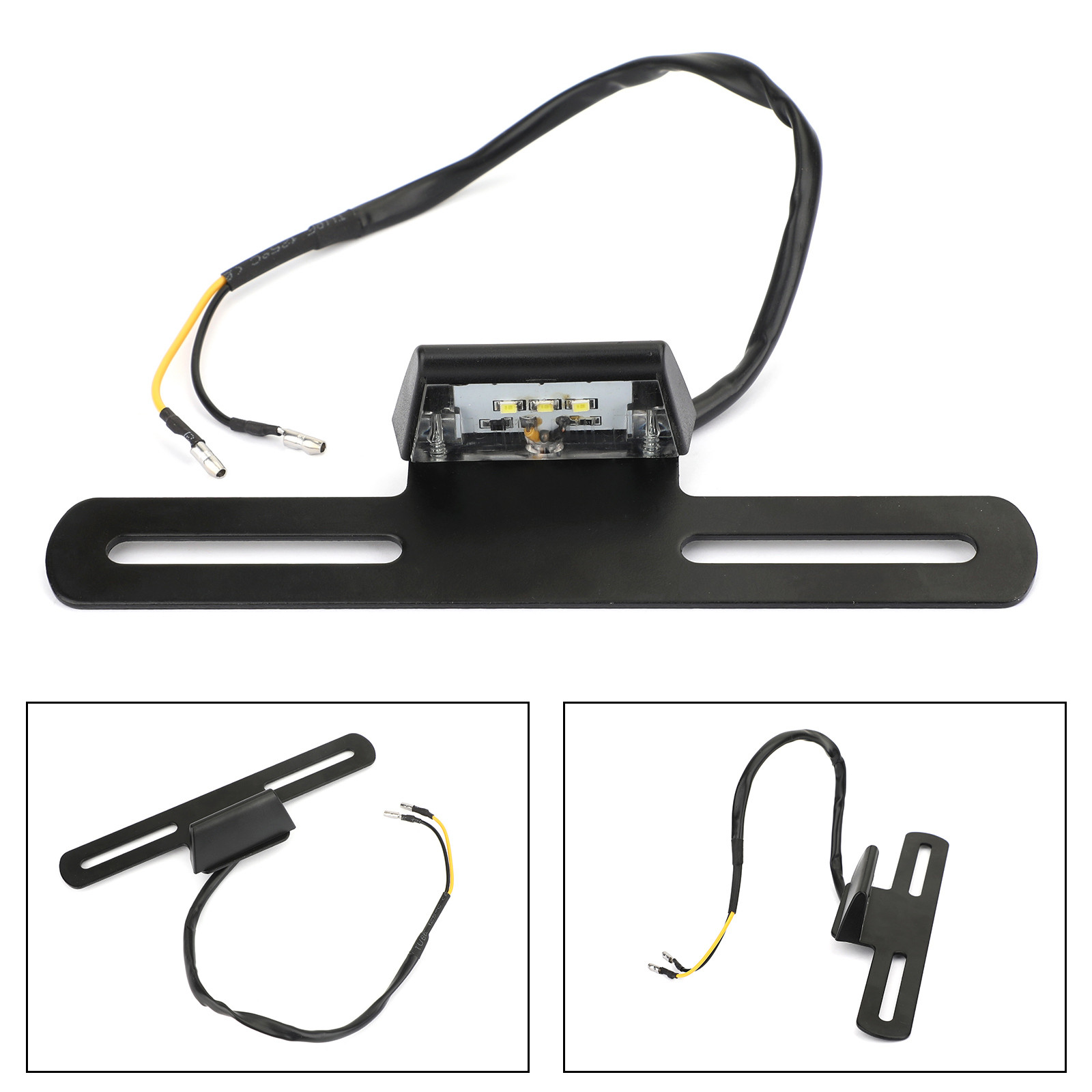 Universal License Plate Bracket Fit For Most Of Motorcycle Black - Mad ...
