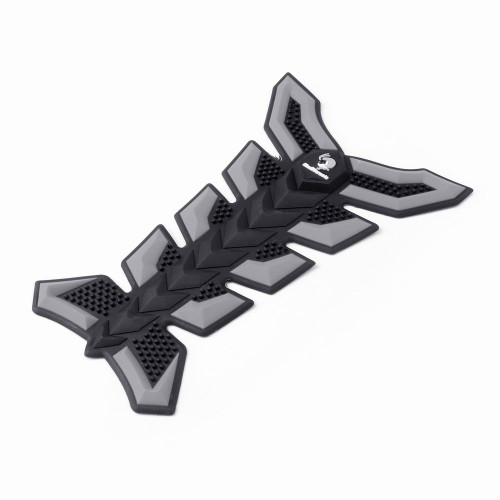 3D Rubber Tank Pad Protector Gas, Gunmetal - Mad Hornets