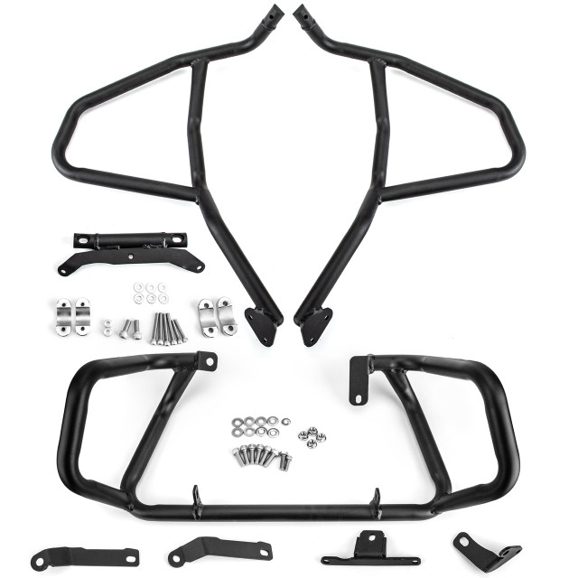 Upper + Lower Kit Engine Guard Crash Bars Guard Protector For BMW ...