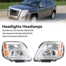 GMC Terrain 2010-2015 Left+Right Projector Headlights Headlamps - Mad ...