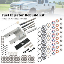Injector Rebuild Kit Fit 7.3L Power Stroke 94-03 W/Vice Clamp And Tools ...