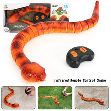 RC Anaconda Snake Remote Control Infrared Animal Prank Fun Toy Gift For ...