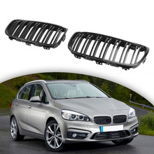 Gloss Black Front Grill Grille Fit BMW 2 Series Gran Tourer F45 F46 ...