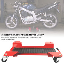 Motorcycle Centre Stand Moving Dolly Trolley Platform 360 Degree ...