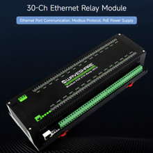30-Channel Ethernet Relay Module Modbus RTU Protocol Poe Ethernet ...
