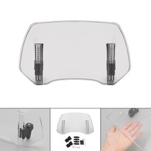 Universal Adjustable Windshield Clip On Wind Screen Deflector Extension ...
