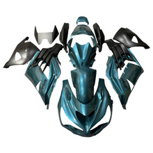 2012-2022 Kawasaki ZX14R ZZR1400 Blue Green & Black Fairing Kit - Mad ...
