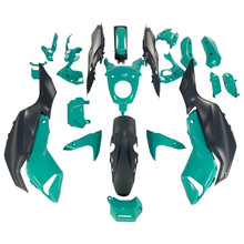 2012-2017 Yamaha MT-07 / FZ-07 Black Light Blue Fairing Kit - Mad Hornets