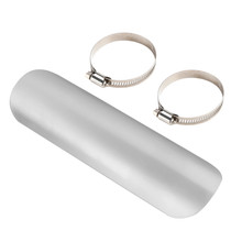 Steel Exhaust Muffler Pipe Heat Deflector Cover Chromea For Motorcycle ...